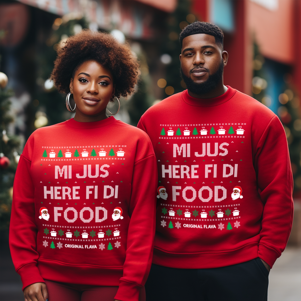 Fi Di Food Christmas Jumper - Original Flava