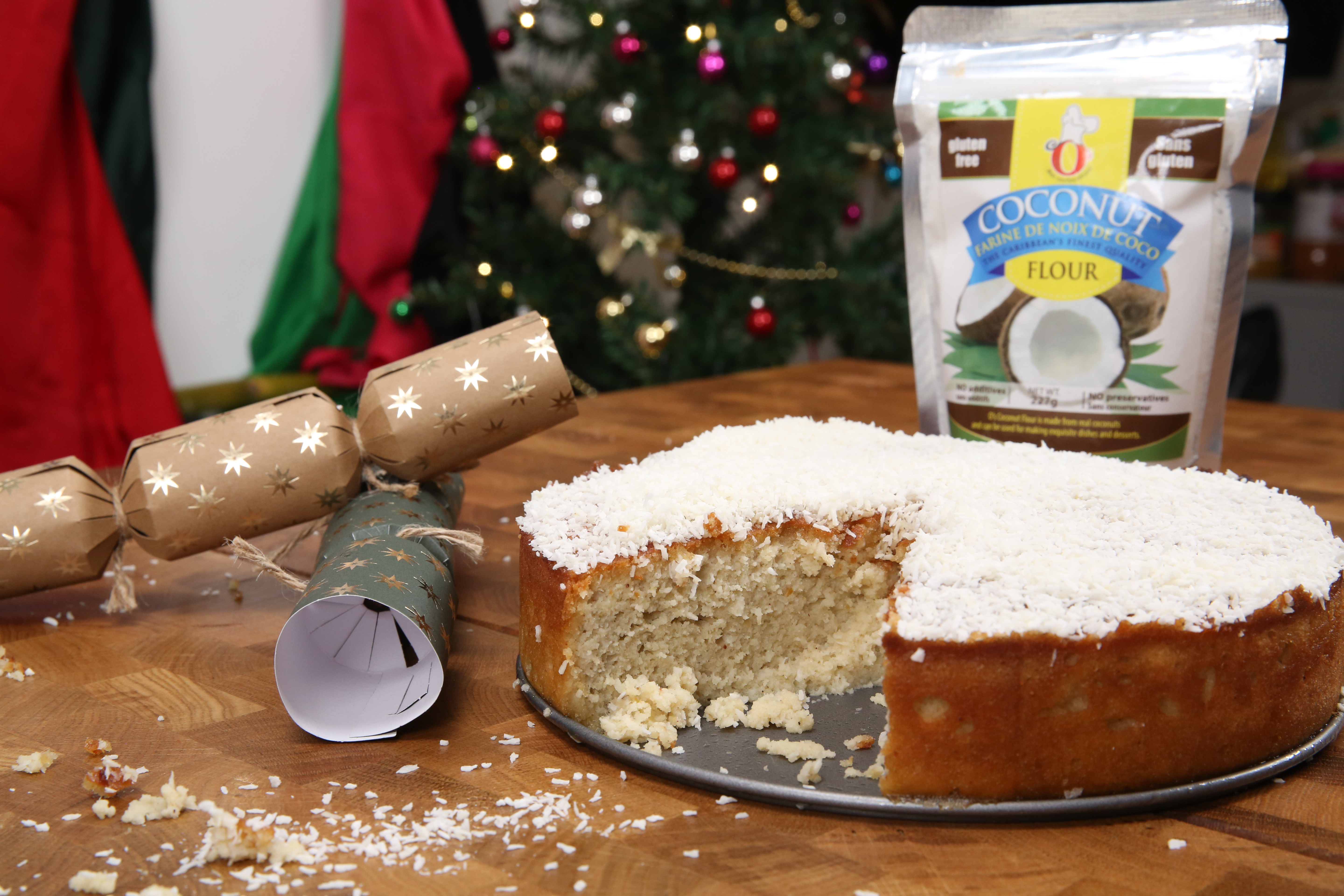 Coconut Flour Fruit Cake
