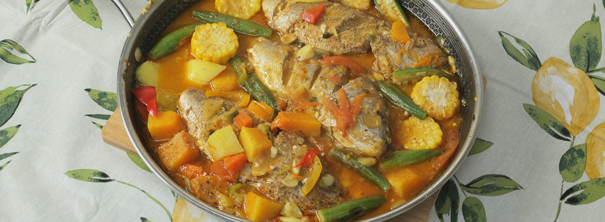 Jamaican Steamed Fish & Okra - Original Flava